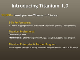Appcelerator Overview | PPT
