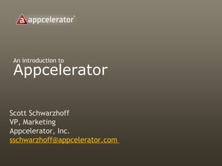 Appcelerator Corporate Overview | PPT