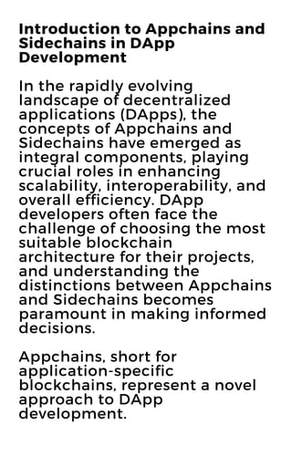 Appchains vs. Sidechains Unraveling the Differences for DApp Development.pdf