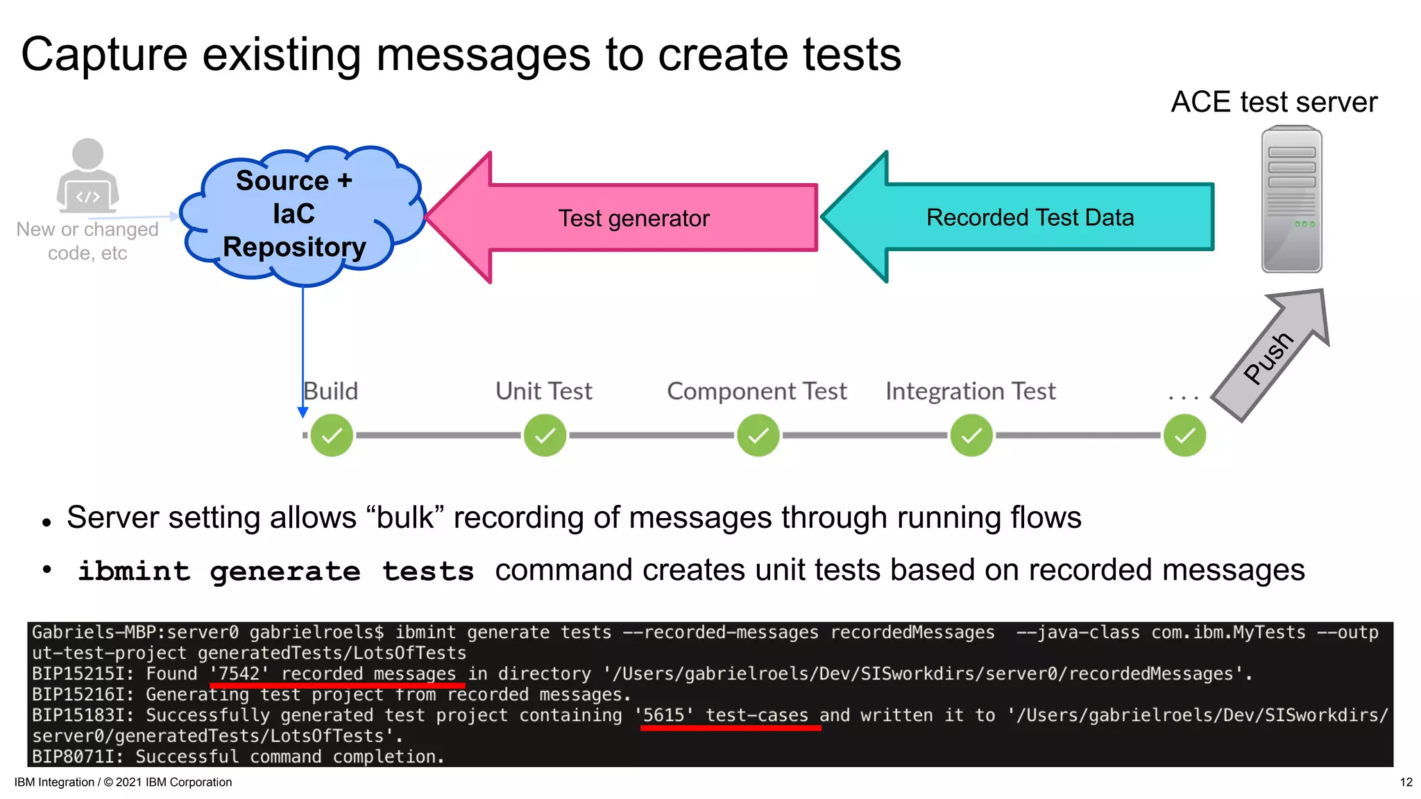 App Connect v12. Unit testing with a Pipeline Example. Trevor Dolby ...