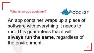System Containers and Application Containers: Who Cares? | PPT