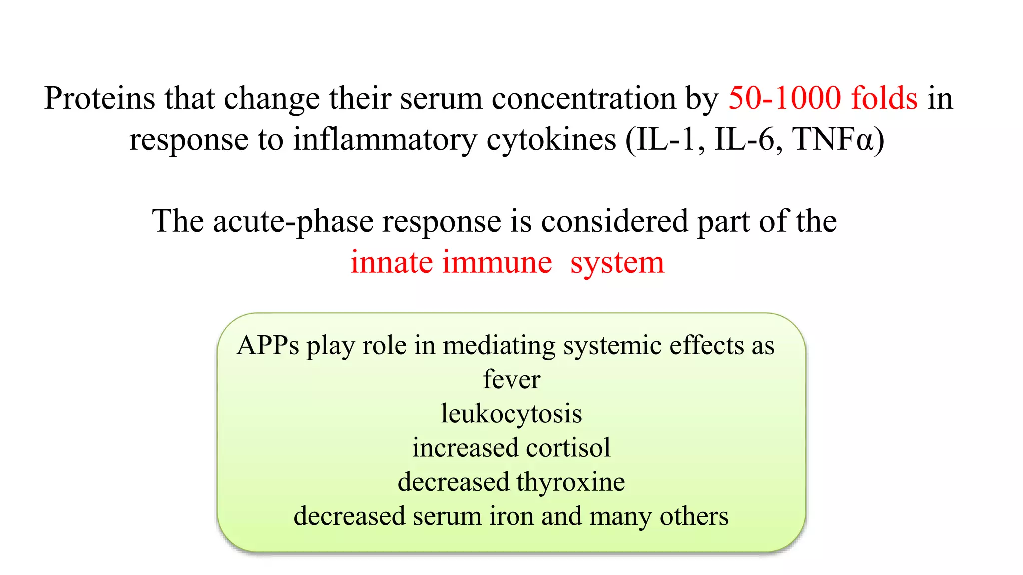 Acute phase proteins | PPTX