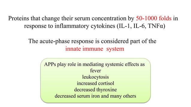 Acute phase proteins | PPTX