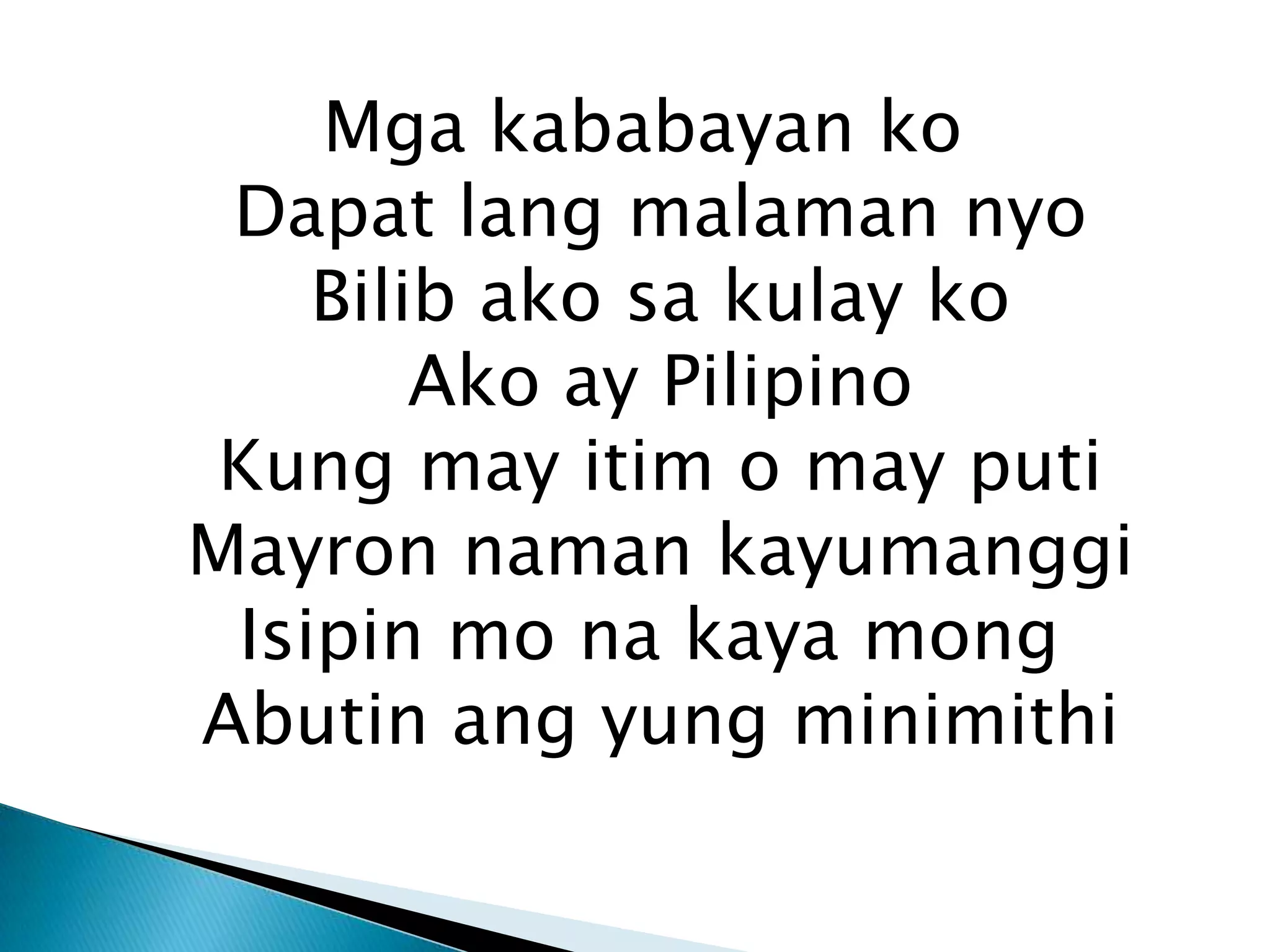 Kahinaan at Kalakasan ng Karakter ng Pilipino | PPTX