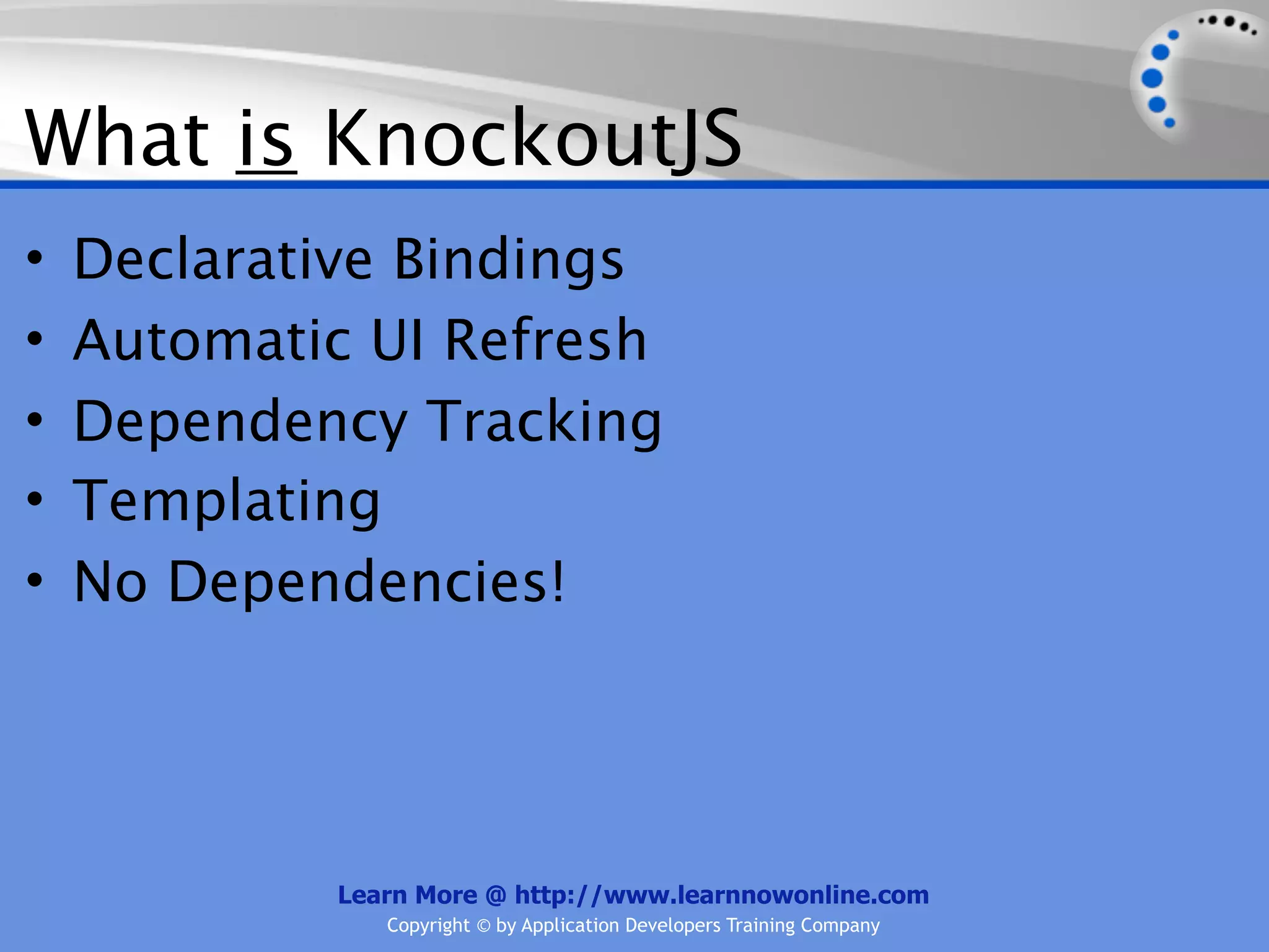 Knockoutjs With Aspnet Mvc Ppt