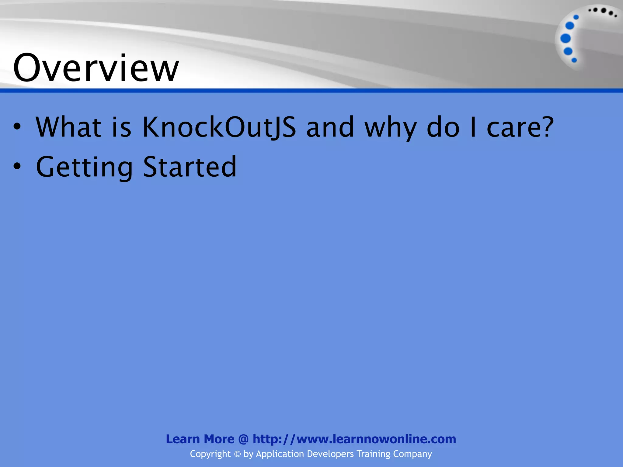 Knockoutjs With Aspnet Mvc Ppt