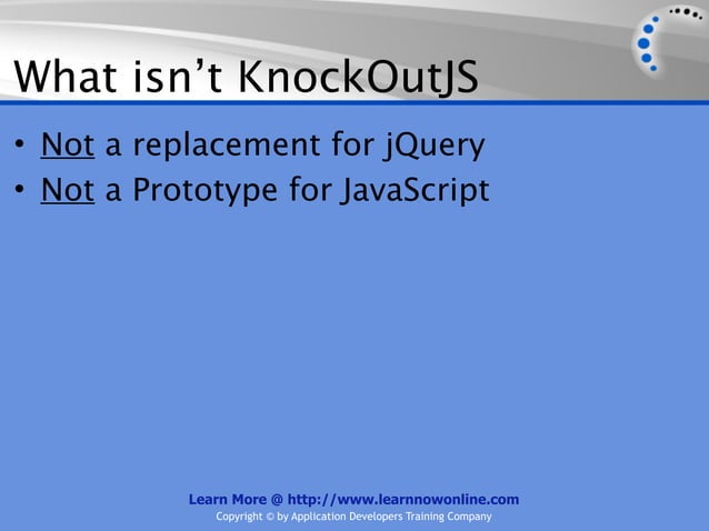 Knockoutjs With Aspnet Mvc Ppt
