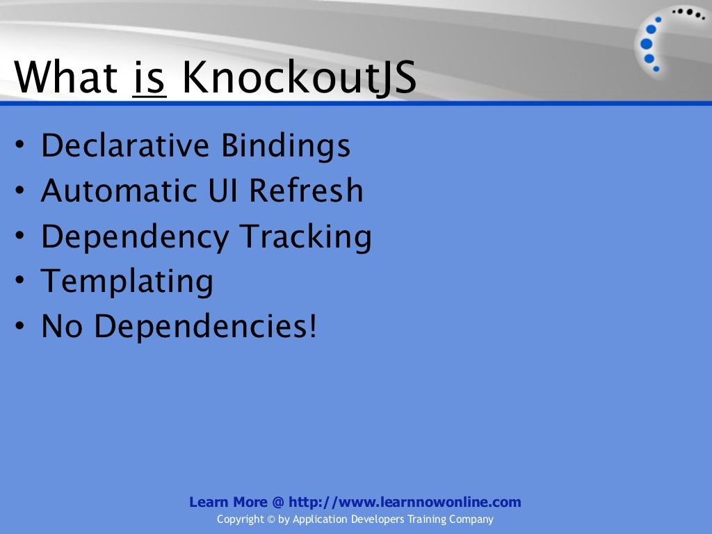 KnockOutJS with ASP.NET MVC