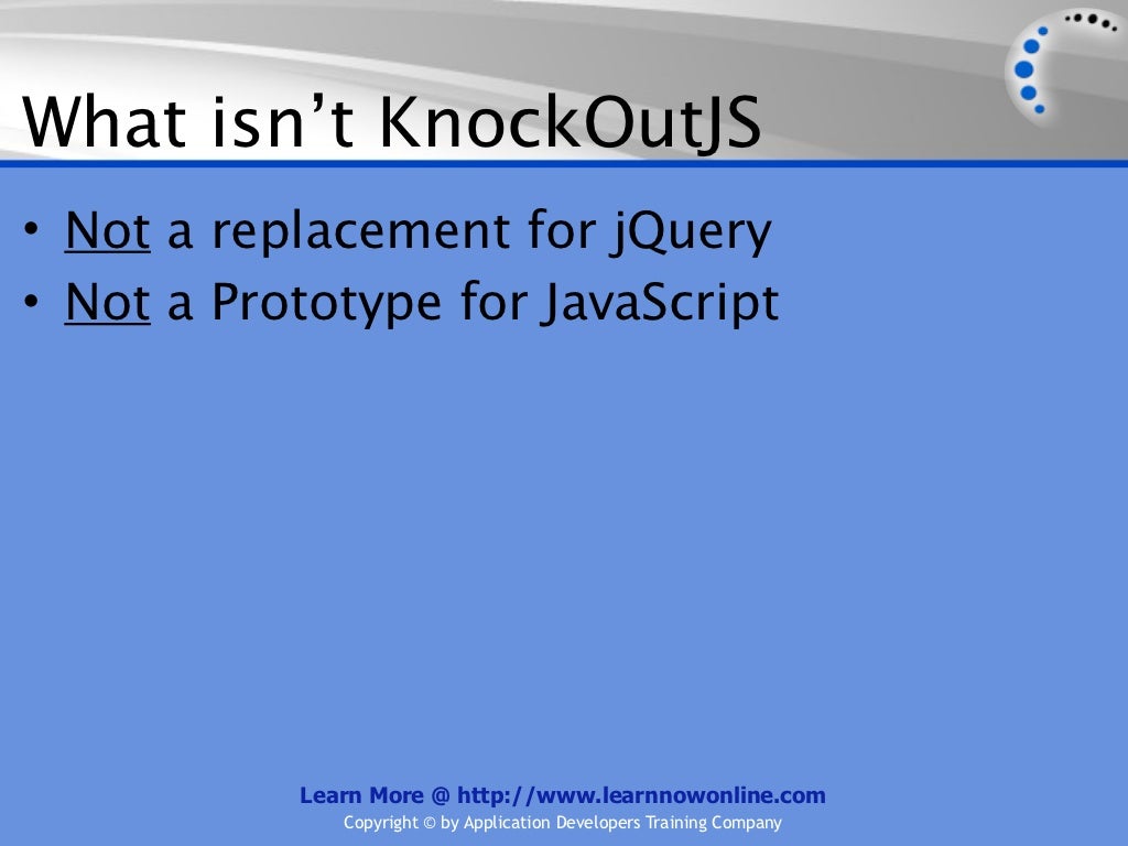 Knockoutjs With Aspnet Mvc