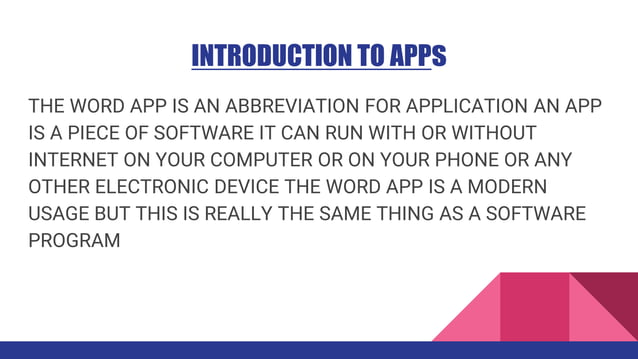 App development | PPTX