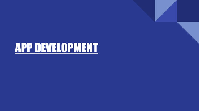App development | PPT