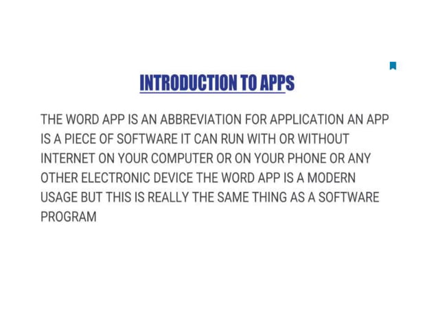 App development for class 8 creating apps open source mit .pptx