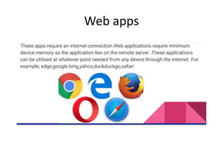 App development for class 8 creating apps open source mit .pptx
