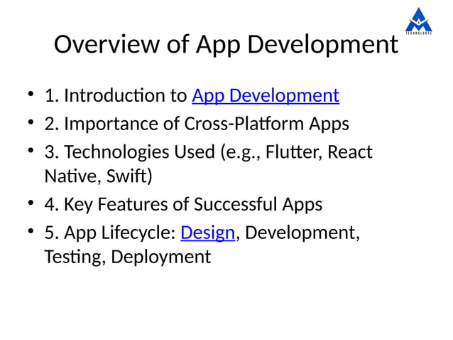App Development: Transforming Ideas into Innovative Mobile Solutions | PPT