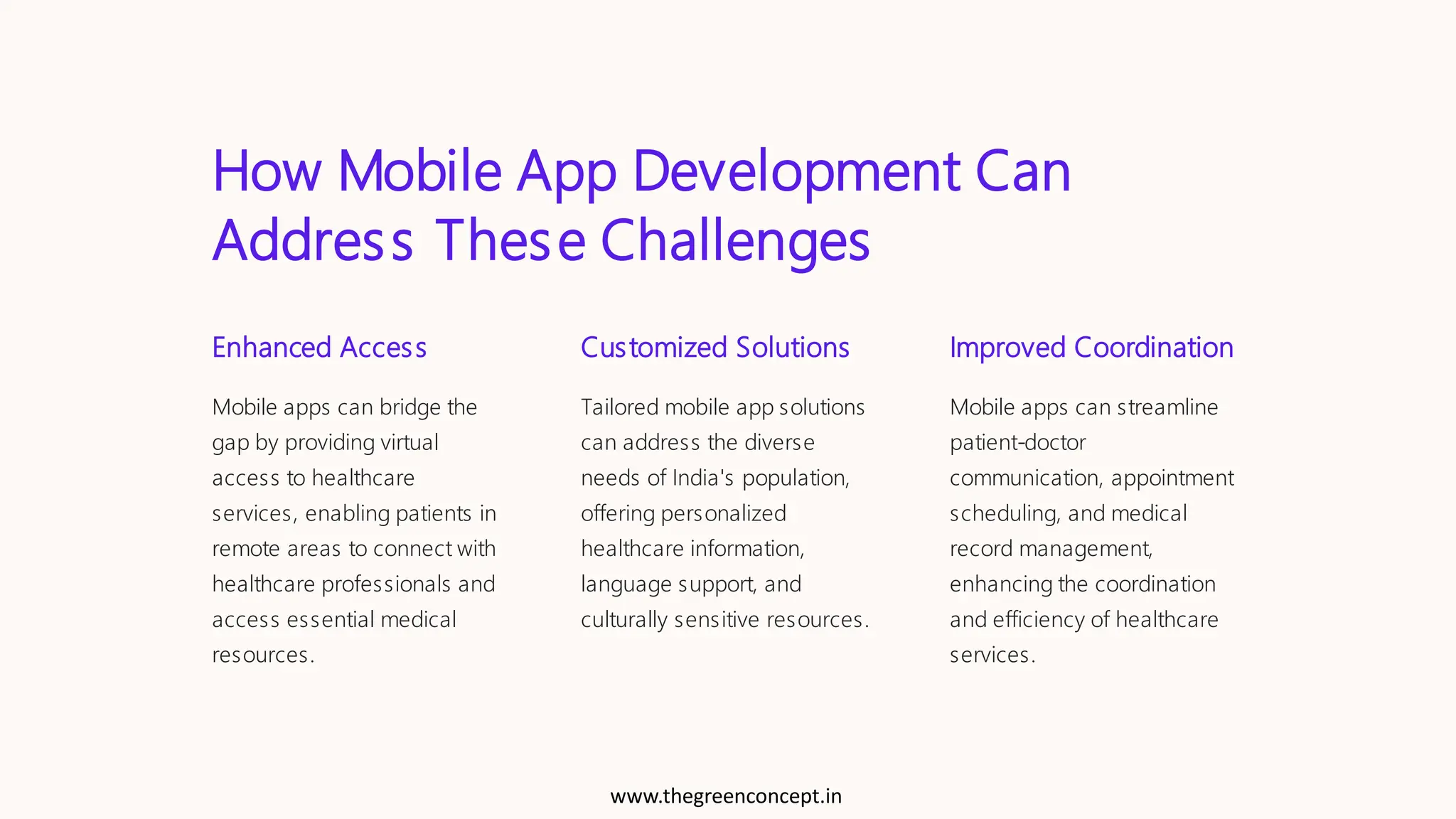 Mobile App Development in HealthCare - TGC | PPT