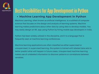A Comprehensive Guide to App Development with Python - AppsDevPro | PDF