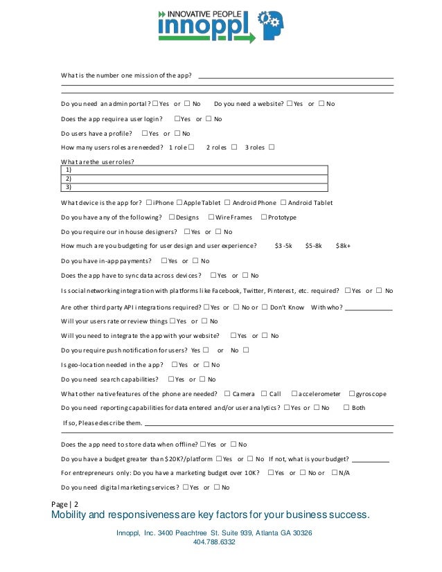 App development questionnaire3