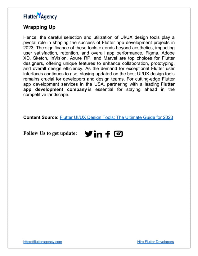 Flutter UI/UX Design Tools: The Ultimate Guide for 2023 | PDF