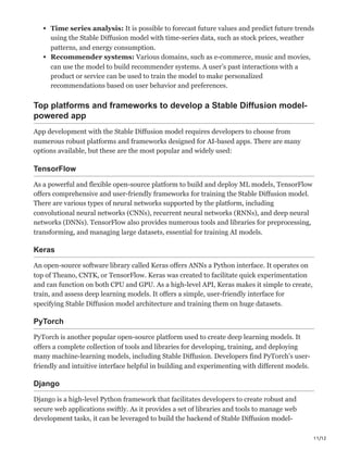 App development with stable diffusion model Unlocking the power of generative AI.pdf