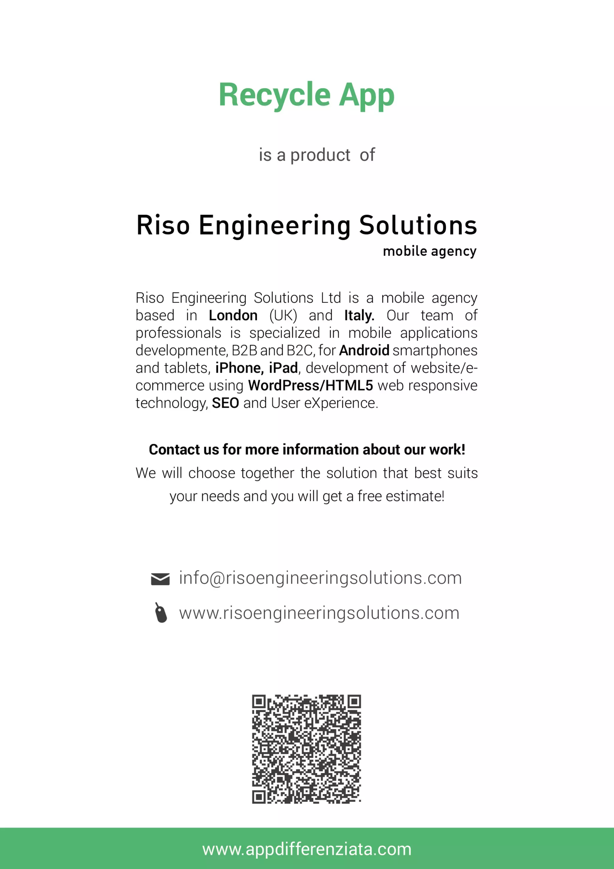 Recycle App - The innovative mobile guide for the waste collection and ...