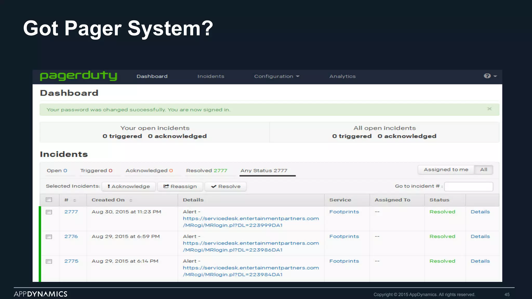 AppSphere 15 - AppDynamics: Beyond APM - Building an Operations Center | PPT