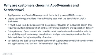 App dynamics and servicenow v5 | PPTX