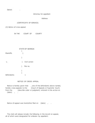 Appeal format | DOCX