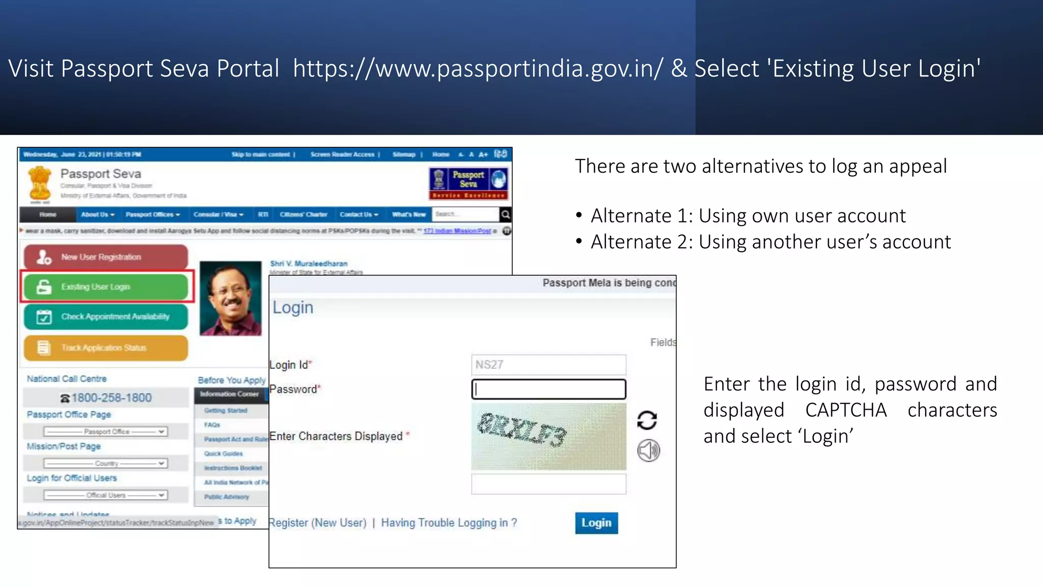 Appeal online user_guide_v1.0 | PPTX