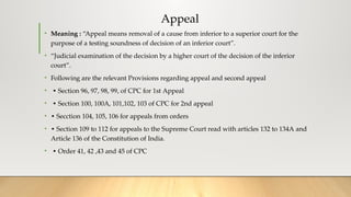 Appeal, reference, review, PPT for CPC.. | PPTX