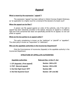 Appeal related informations.bose