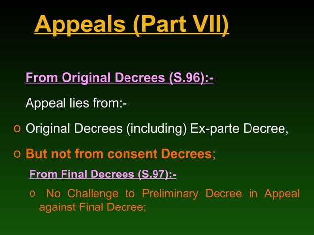 appeal review revivion reference which is comes under CPC | PPT