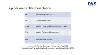 Appeals and adjudication under fema | PPTX
