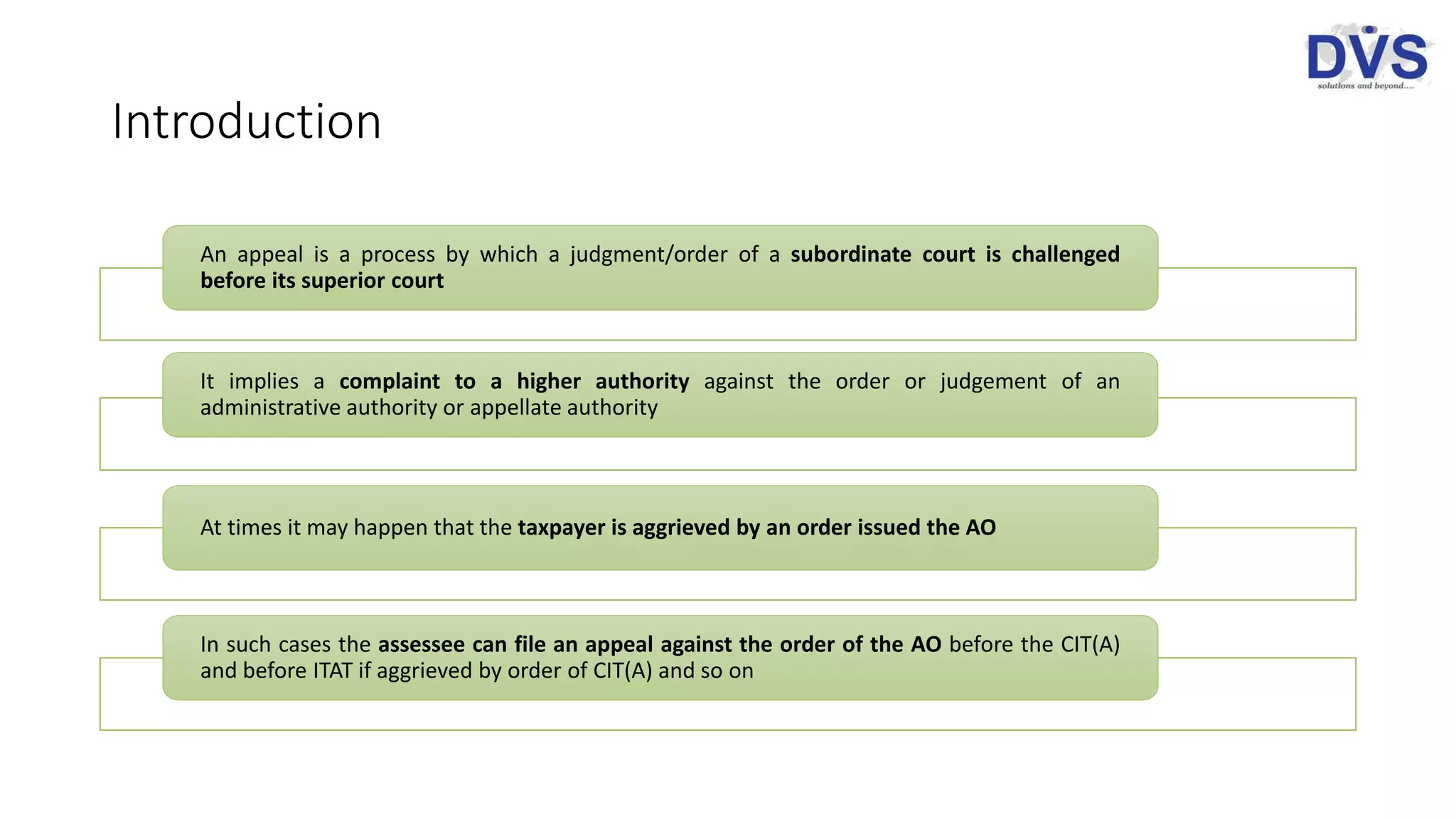 Appeals and Adjudication under Income Tax Act | PPTX