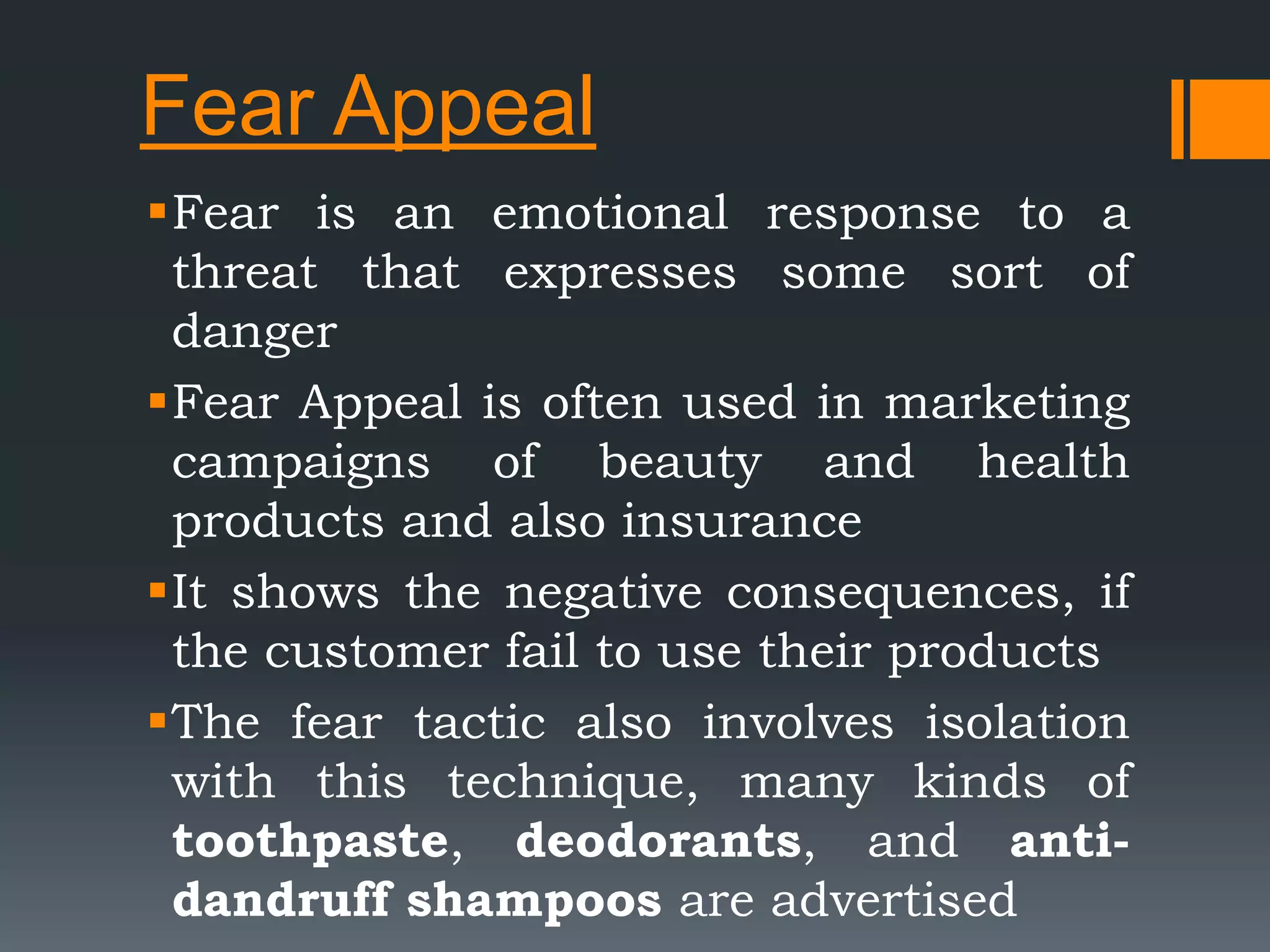 Appeals in advertising | PPTX