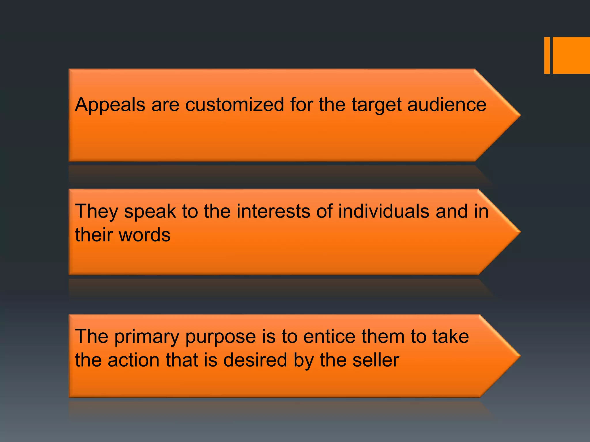 Appeals in advertising | PPTX