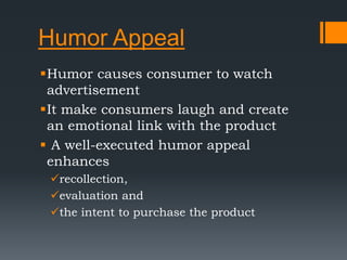 Appeals in advertising | PPTX