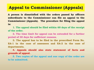 Appeals in excise duty | PPTX