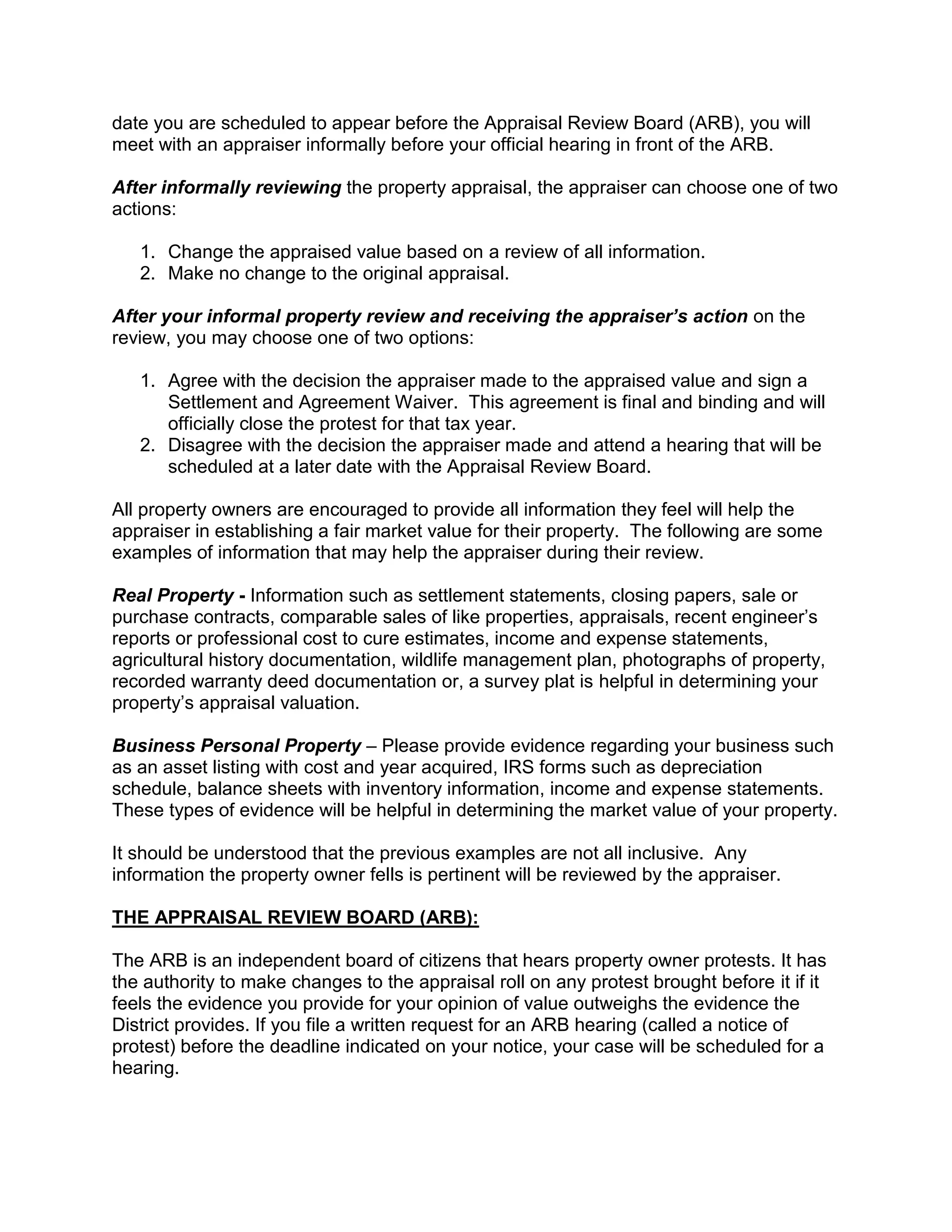 Montgomery county Appeals process overview | PDF
