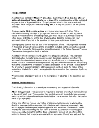 Montgomery county Appeals process overview | PDF