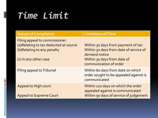 Appeal structure in taxation | PPTX | Legal Services Industry | Industries