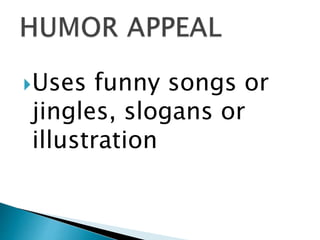 Appeal techniques of lure costumers | PPTX