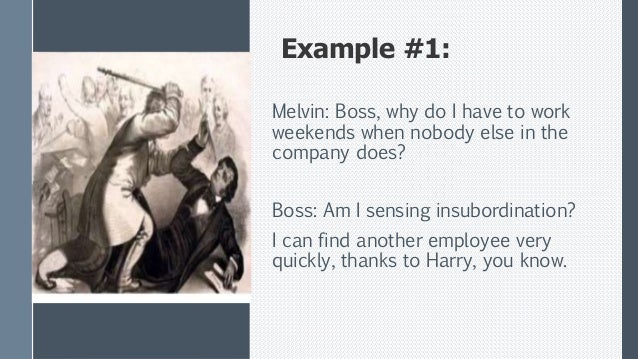 Fallacy Appeal to force