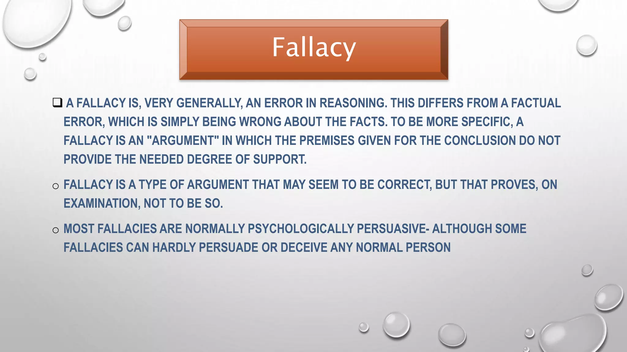 Appeal to ignorance | PPTX