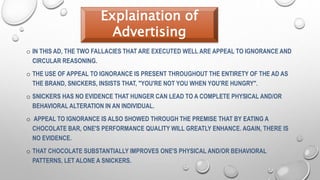 Appeal to ignorance | PPTX