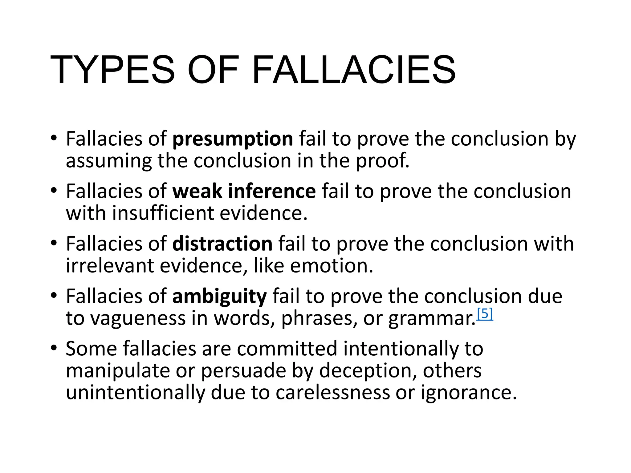 Fallacies | PPTX