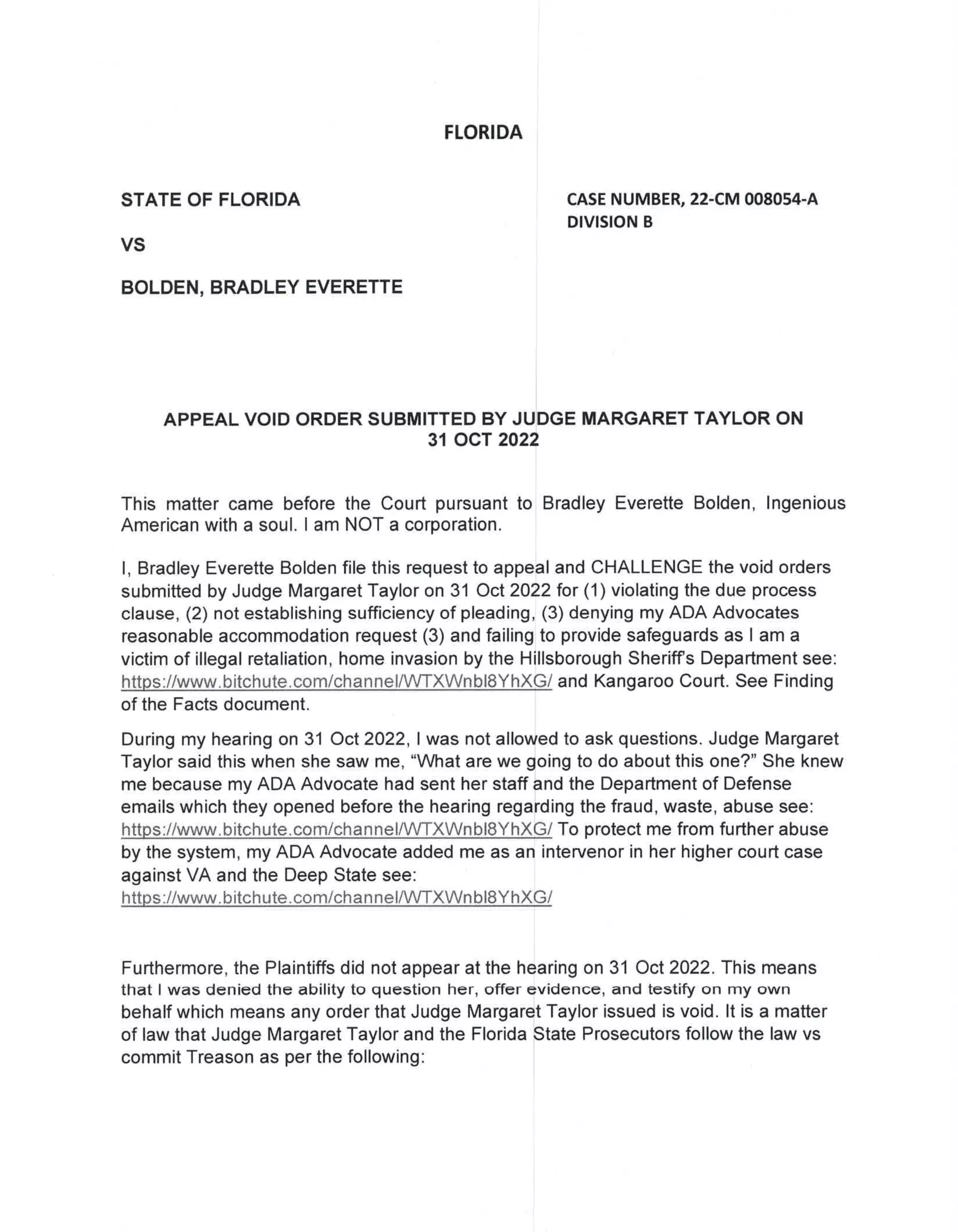 APPEAL VOID ORDER BY Judge.pdf
