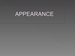 Appearance | PPT