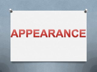 Appearance | PPT