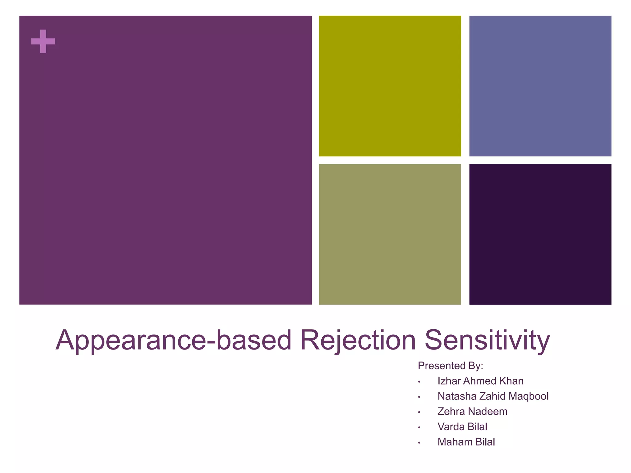 Appearance Rejection Sensitivity | PPTX