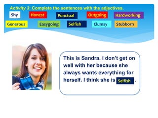 appearance-and-personality-activities.pptx | Email | Internet